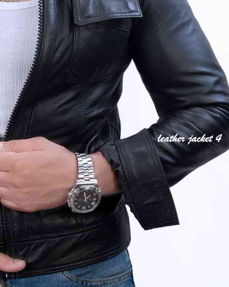 Slim Fit Mens Leather Jacket