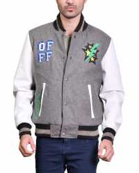 Jeff Bezos Gray Varsity Jacket