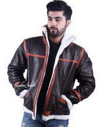 Leon Kennedy Resident Evil 4 Shearling B3 Jacket